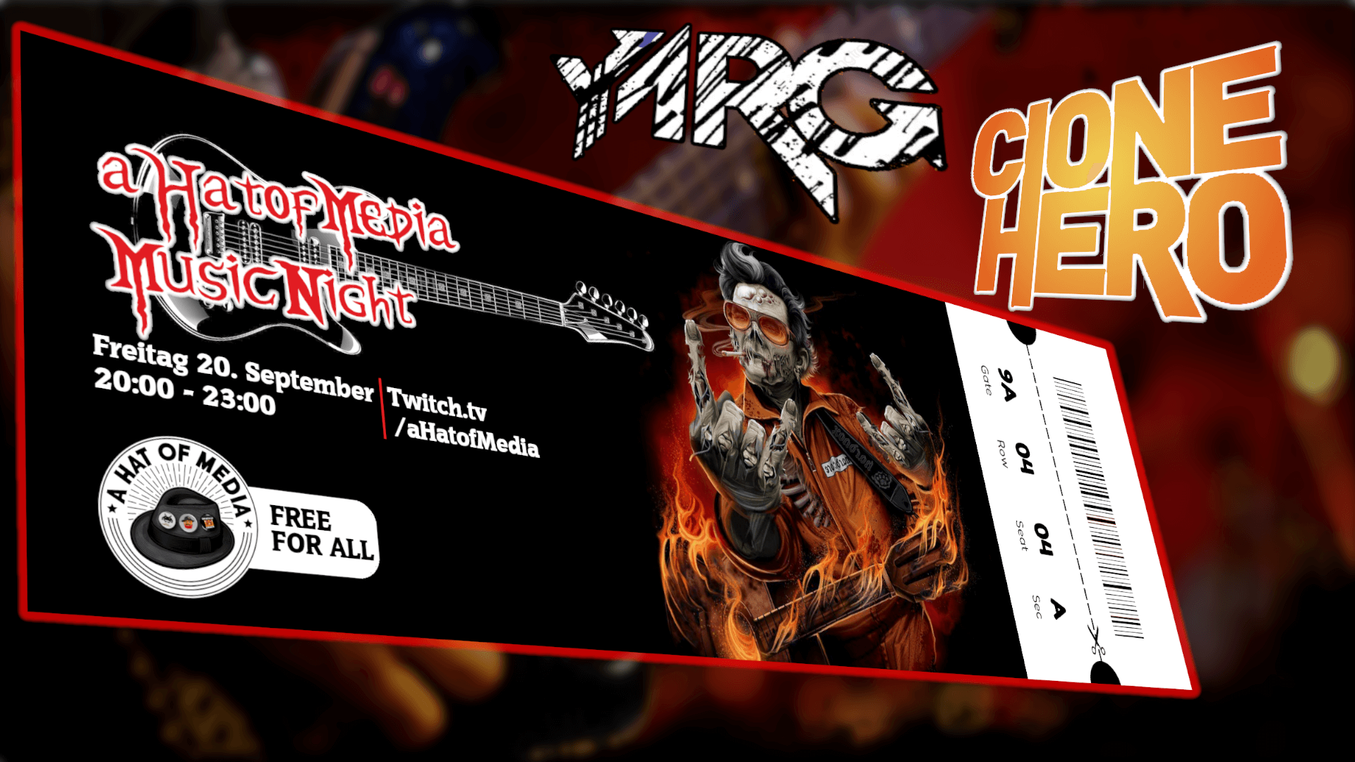 Sir Pommes probiert Clone Hero und YARG aus!!! | a Hat of Media - a Hat of Media